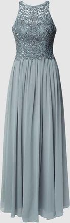 Laona Brautkleid mit floralen Stickereien und Zierperlen
