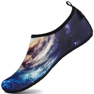 Saguaro Badeschuhe für Herren & Damen | Leichte & rutschfeste Schwimmschuhe | Atmungsaktiv & Schnell Trocknende Wasserschuhe für Wassersport, Dunkelblau 38/39