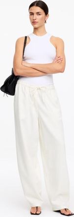 Arket Pull-on-Jeans -Wei&szlig;