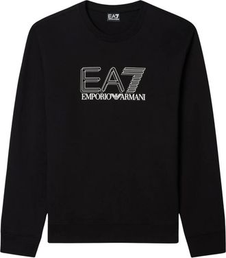 Emporio Armani Emporio Armani Ea7, Homme, Sweatshirts et sweats &agrave; capuche, Noir, Taille: 2XL 7M001312Af13512