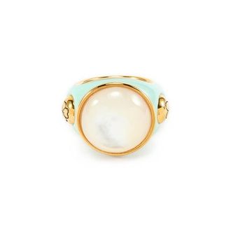 Aur&eacute;lie Bidermann Bague Dysie en laiton et plaqu&eacute; or