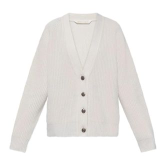 Palm Angels Off White Strickjacke - - Knitwear - Damen - Grau - XS
