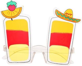 Hemoton Lunettes de F&ecirc;te L&eacute;g&egrave;res Forme de Verre &agrave; Cocktail Accessoires Amusants pour Plage Anniversaire et F&ecirc;te Hawa&iuml;enne Design Original pour Attirer Attenti