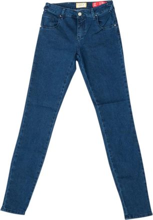 Met Dunkelblaue Denim Jeans - - Jeans - Damen - Blau - W24