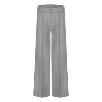 Cambio Ava Wide Hosen - - Trousers - Damen - Grau - XL L32