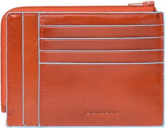 Piquadro Homme, Accessoires, Brun, Taille: ONE Size Blue Square Card Holder