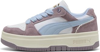 Puma Rebound Femme MEMOIRES JR Sneaker, White-Haute Tropic-Plum Jam, 37.5 EU, Puma White Haute Tropic Plum Jam, 4.5 UK