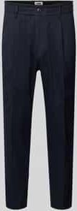Drykorn Tapered Fit Bundfaltenhose aus Leinen-Mix Moodell CHASY