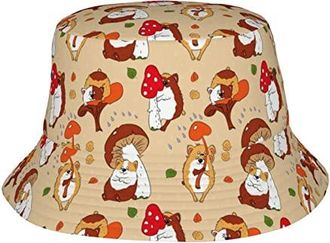 Generic Doux Chapeau Bob Champignons pour cobayes Chapeaux de Seau Funky Bobs Homme pour pêche Hommes Été