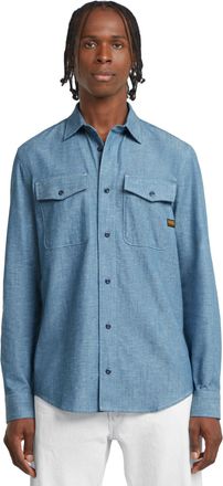 G-Star Herren Marine Slim Hemd, Mehrfarben (Niagara/Milk D24963-D914-H052), XXL