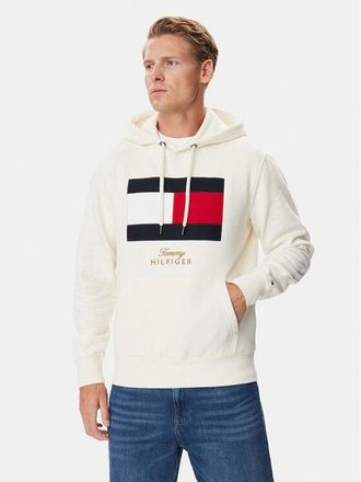 Tommy Hilfiger Sweatshirt Gifting Flag MW0MW45189 Creme Regular Fit