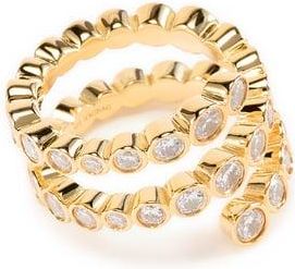 Ragbag Bague spirale Odette avec pierres