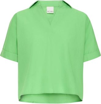 Ichi Ichi, Femme, Blouses et Chemises, Vert, Taille: 46 FR IHMarrakech Dress