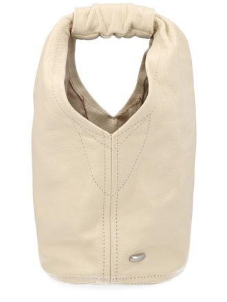 Our Legacy Unisex Handbag Fofinho Drip Powder Calf Leather Handbags Hand Bags