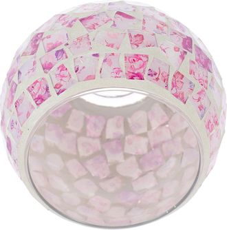 Pretyzoom Kreativer Mosaik-kerzenständer Kerzenhalter Aus Glas für Zuhause für Hochzeit Geburtstag Einweihungsparty