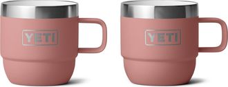 Yeti Rambler Stapelbare Tasse, Sandstone Pink, 2 Pack 6 oz (177 ml)