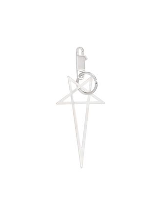 Rick Owens Pentagram Keyring Charm