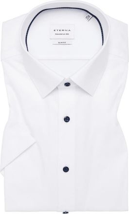 Eterna B&uuml;gelfreies Kurzarmhemd in Twill-Qualit&auml;t, Slim Fit in