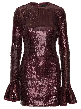 Rotate Sequins ls Mini Dress 1146142734
