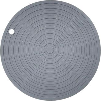 BESPORTBLE Mipcase Gro&szlig;e Runde Silikon Isolierunterlage Hitzebest&auml;ndige Tischmatte f&uuml;r K&uuml;che und Esstisch rutschfeste Bowl Pad und Plate Mat Abwaschbar und Hitze