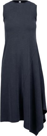 Bomboogie Femme, Robes, Bleu, Taille: 44 FR Robe sans manches &agrave; coupe asym&eacute;trique