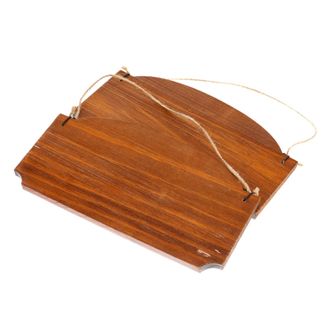 Valiclud 2 Stück Teiliges Türhängeschild aus Massivem Holz Handbeschriftet Retro Dekoration DIY Türanhänger für Zuhause Geschäft Vintage Türplaketten in Hellbr