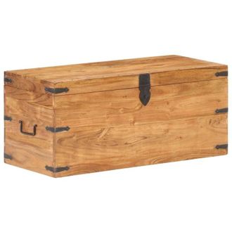 vidaXL Coffre 90x40x40 cm Bois dacacia solide Vidaxl