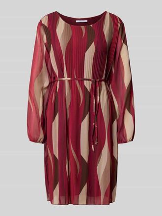 Zabaione Knielanges Kleid mit Bindeg&uuml;rtel Modell Sa44raa