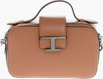 Tod's Camera Bag aus Leder mit Monogramm Tods