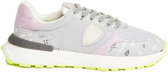 Philippe Model Femme, Chaussures, Gris, Taille: 39 EU Antibes Low Paisley Baskets