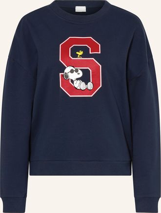 Mey Mey Schlafshirt Serie Mey &times; Peanuts blau