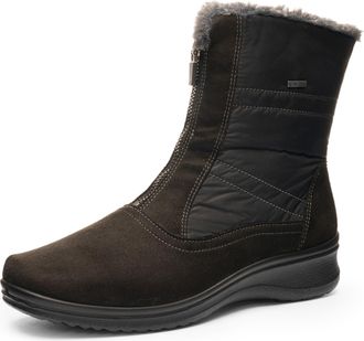 Ara Damen München Stiefelette, SCHWARZ,GRAPHIT, 37 EU Weit
