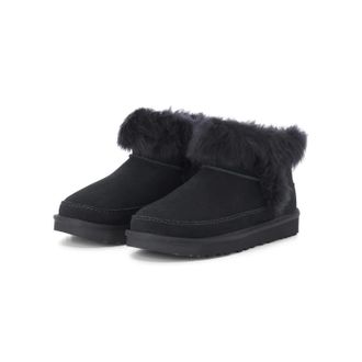 UGG Low-Top Sneaker - Boot Ultra Mini Chalet - Gr. 41 (EU) - in Schwarz - f&uuml;r Damen