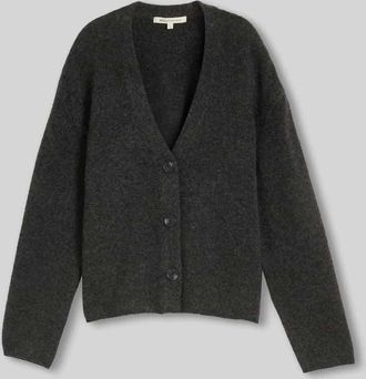 Tom Tailor Denim Regular Fit Cardigan mit V-Ausschnitt