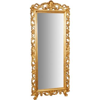 Biscottini International Biscottini - wandholzspiegel finish gold blatt hergestellt in italien