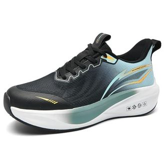 Generic Chaussures Running Polyvalentes Mixte avec Tige Mesh R&eacute;sistante, Semelle EVA L&eacute;g&egrave;re et Confort Quotidien Ville & Outdoor,Blackaqua,36 EU