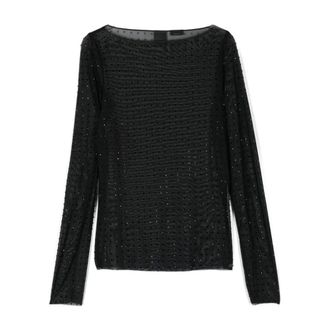 Pinko Pinko, Damen, Strickwaren, Schwarzk, MGr&ouml;&szlig;e