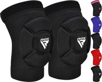 RDX Sports Knieschoner f&uuml;r MMA Kickboxen und Muay Thai Training, Schaumstoff Gepolsterte Unterst&uuml;tzung Kniest&uuml;tze Guard, Kampfsport Grappling Schutzkleidung K&auml;fi