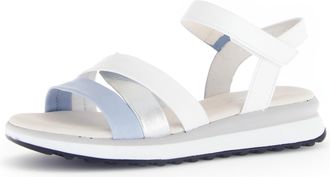 Gabor Damen Sandalette in Weiss-Kombi - Gr. 41