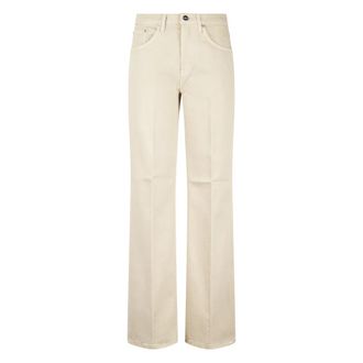 Dondup Jacklyn Wide Leg Jeans - - Trousers - Damen - Beige - W25