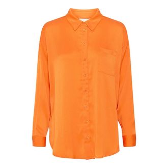 Ichi Blusen & Hemden - - Blouses & Shirts - Damen - Orange - L