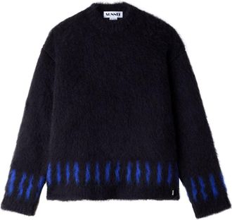 Sunnei pull à encolure ronde - Bleu