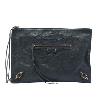 Balenciaga Pre-owned Vintage Clutch - - Pre-owned - Damen - Grau - ONE SIZE