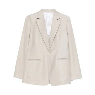 Pantaloni Torino Femme, Vestes, Beige, Taille: 44 FR Lidia Blazer