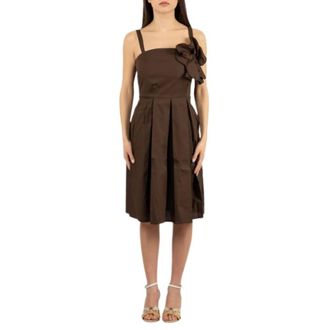 LuckyLu Damen, Kleider, Braun, 2XLGr&ouml;&szlig;e