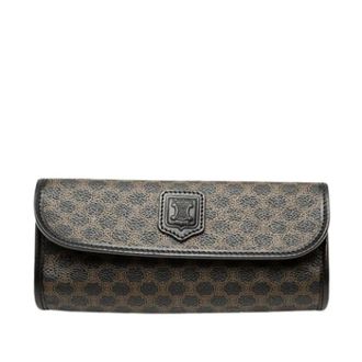 Celine Pre-owned Pochette en toile - Femme - Pre-owned - Noir - Taille: ONE Size
