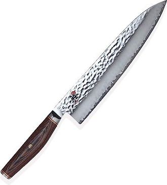 Zwilling Miyabi 234073-241-0 Gyutoh Kochmesser, Stahl, 240 mm, silber / braun, 39,7 x 7,7 x 2,9 cm