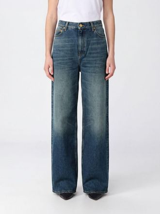 Golden Goose High-Waist-Jeans mit weitem Bein aus Baumwolldenim
