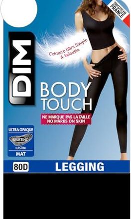 Dim Body Touch - Leggings - 80 DEN - Femme - Noir - FR: 3 (Taille fabricant: 3/4)