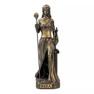 Generic Hera Juno Statue, griechische r&ouml;mische G&ouml;ttin K&ouml;nigin der G&ouml;tter, Bronze, 18 cm